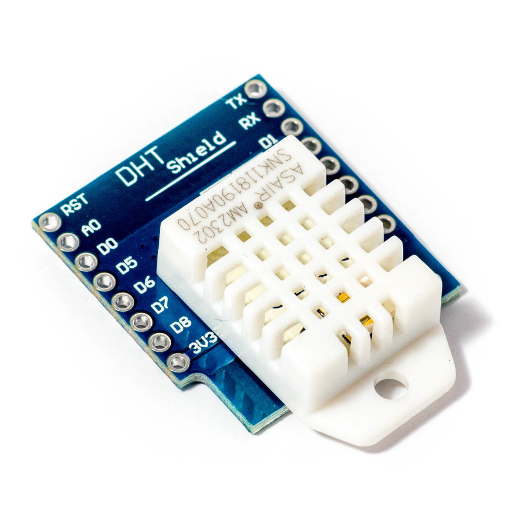 WeMos D1 Mini shield med DHT-22 luftfuktighetssensor - Invize AB